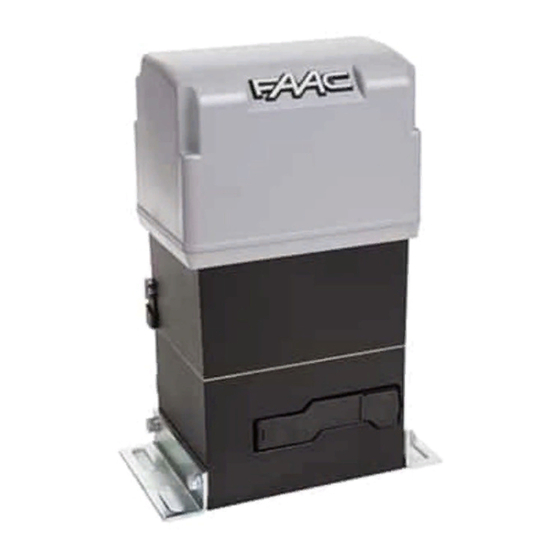 FAAC 844 MC-R MANUAL Pdf Download | ManualsLib