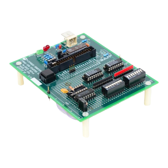 CYPRESS CY7C63001 USER MANUAL Pdf Download | ManualsLib