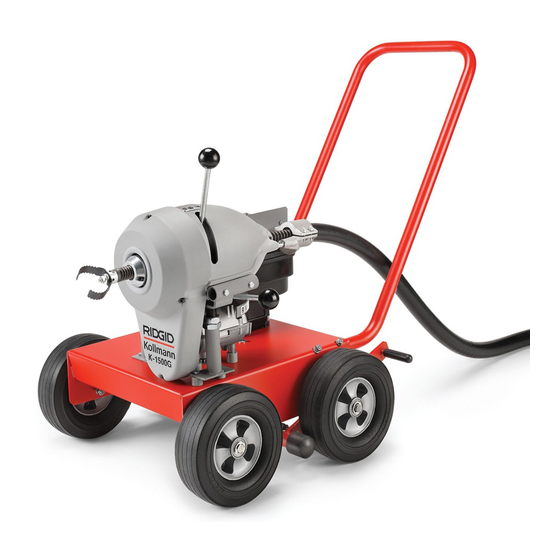 RIDGID K-1500 SP MANUAL Pdf Download | ManualsLib