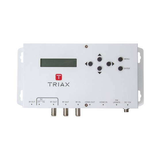 TRIAX MOD103T USER MANUAL Pdf Download | ManualsLib