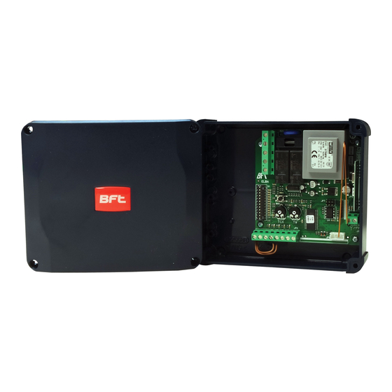 BFT ELBA INSTALLATION AND USER MANUAL Pdf Download | ManualsLib