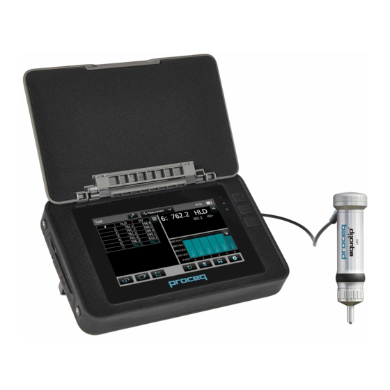 PROCEQ EQUOTIP SERIES QUICK START MANUAL Pdf Download | ManualsLib