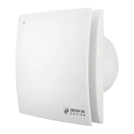 S&P DECOR-100 DESIGN MANUAL Pdf Download | ManualsLib