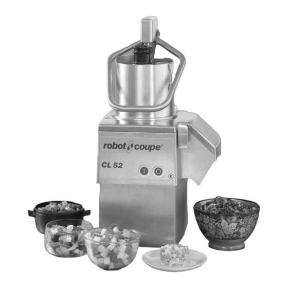 ROBOT COUPE CL 52 E OPERATING INSTRUCTIONS MANUAL Pdf Download | ManualsLib