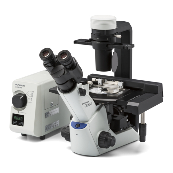 OLYMPUS CKX53 INSTRUCTIONS MANUAL Pdf Download | ManualsLib