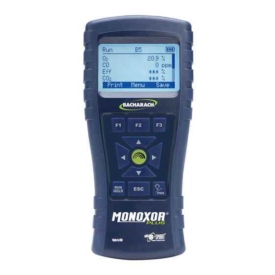 BACHARACH MONOXOR PLUS CONFIGURATION AND OPERATION MANUAL Pdf Download ...