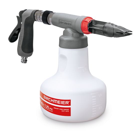 BIRCHMEIER VARIO-MATIC 1.25 PE INSTRUCTIONS FOR USE MANUAL Pdf Download | ManualsLib