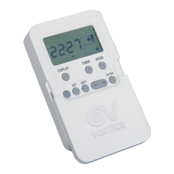 VORTICE VORT PROMETEO HR 400 INSTRUCTION BOOKLET Pdf Download | ManualsLib