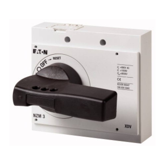 EATON NZM3-XDV SERIES INSTRUCTION LEAFLET Pdf Download | ManualsLib