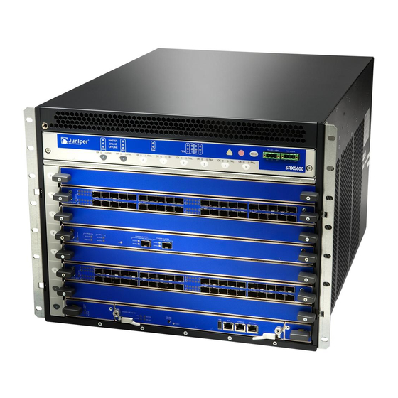 JUNIPER SRX5600 INSTALLATION AND INITIAL CONFIGURATION MANUAL Pdf Download | ManualsLib