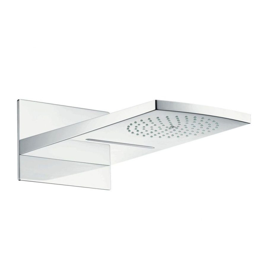 HANS GROHE RAINDANCE RAINFAL 28433 SERIES INSTALLATION/USER ...