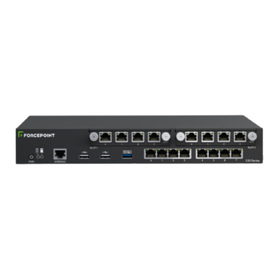 FORCEPOINT 330 SERIES HARDWARE MANUAL Pdf Download | ManualsLib