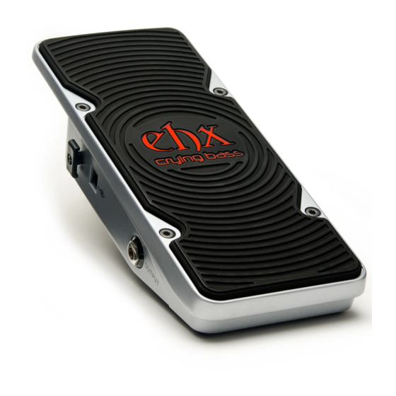 ELECTRO-HARMONIX CRYING BASS QUICK START MANUAL Pdf Download | ManualsLib