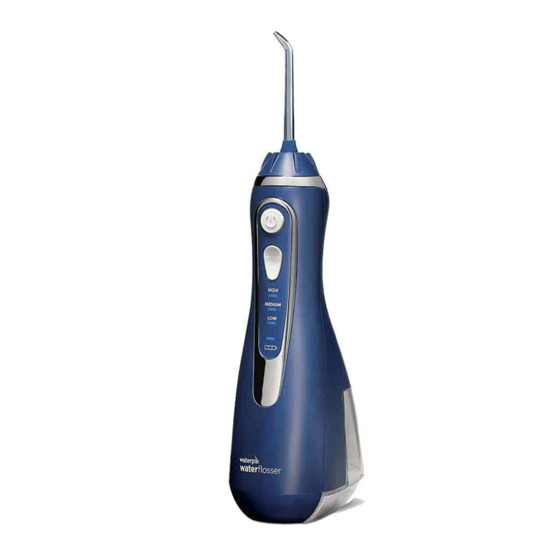 WATERPIK WATER FLOSSER 500 SERIES QUICK START MANUAL Pdf Download ...