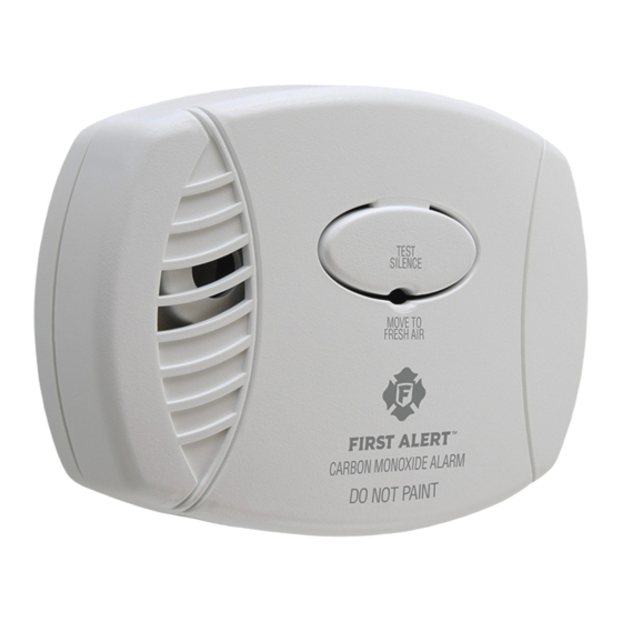 FIRST ALERT CO606 USER MANUAL Pdf Download | ManualsLib