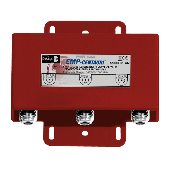 EMP-CENTAURI S2/1PCN-W1 INSTRUCTION MANUAL Pdf Download | ManualsLib