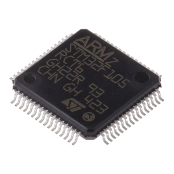 ST STM32F105 SERIES APPLICATION NOTE Pdf Download | ManualsLib