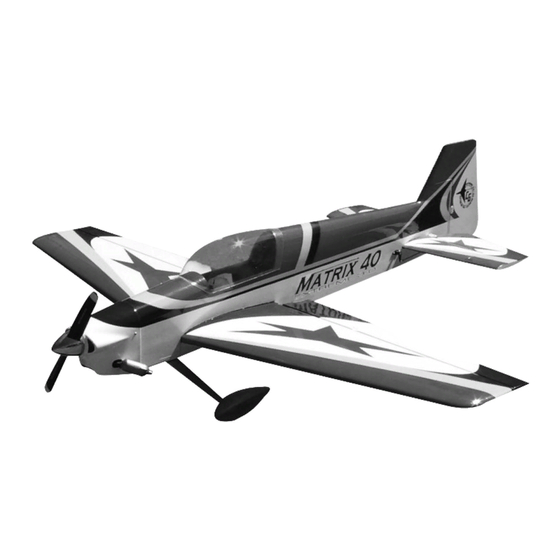 CARL GOLDBERG PRODUCTS MATRIX 40 EXTREME 3-D ARF MANUAL Pdf Download ...