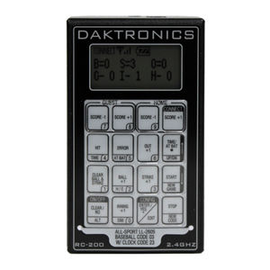 DAKTRONICS RC-200 OPERATION MANUAL Pdf Download | ManualsLib