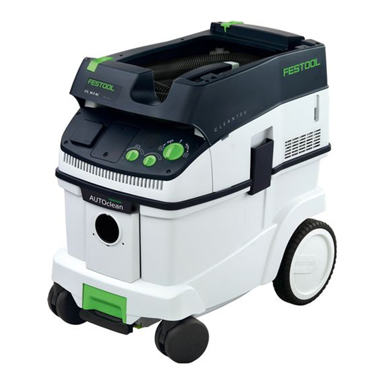 FESTOOL CT 26 E HEPA INSTRUCTION MANUAL Pdf Download | ManualsLib