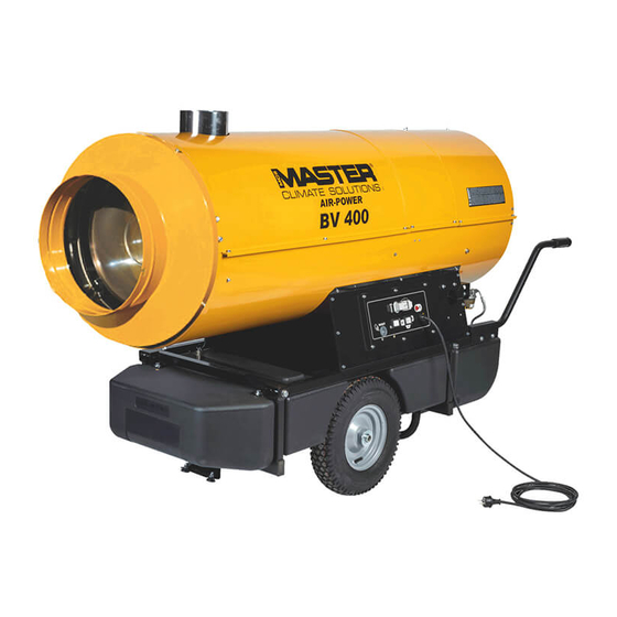 MASTER BV 400 USER AND MAINTENANCE BOOK Pdf Download | ManualsLib