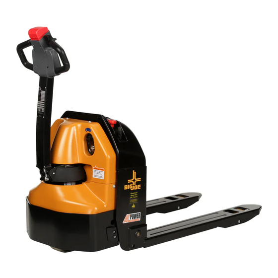 BIG LIFT D40 OPERATION, MAINTENANCE, REPAIR PARTS Pdf Download | ManualsLib