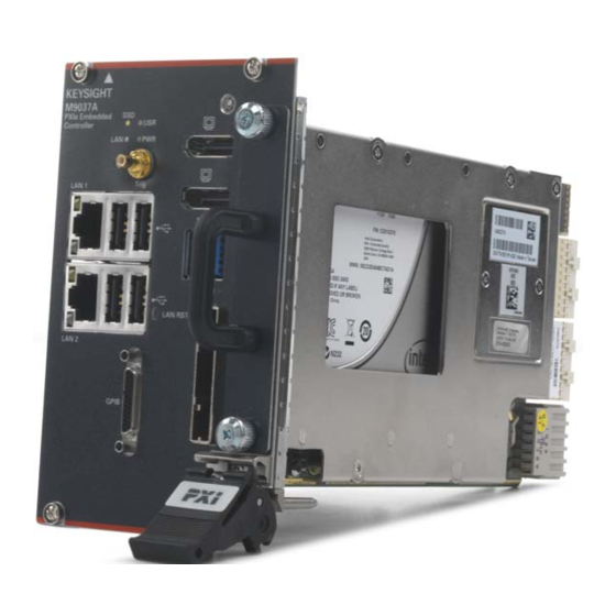 KEYSIGHT TECHNOLOGIES M9037A USER MANUAL Pdf Download | ManualsLib