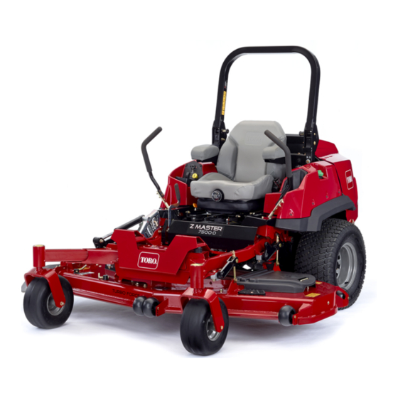 TORO Z MASTER PROFESSIONAL 7500-D SERIES OPERATOR'S MANUAL Pdf Download ...