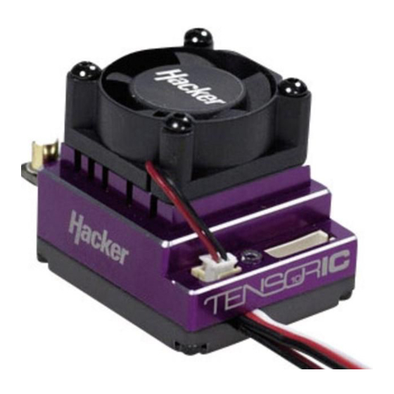 HACKER TENSORIC 10 MANUAL Pdf Download | ManualsLib