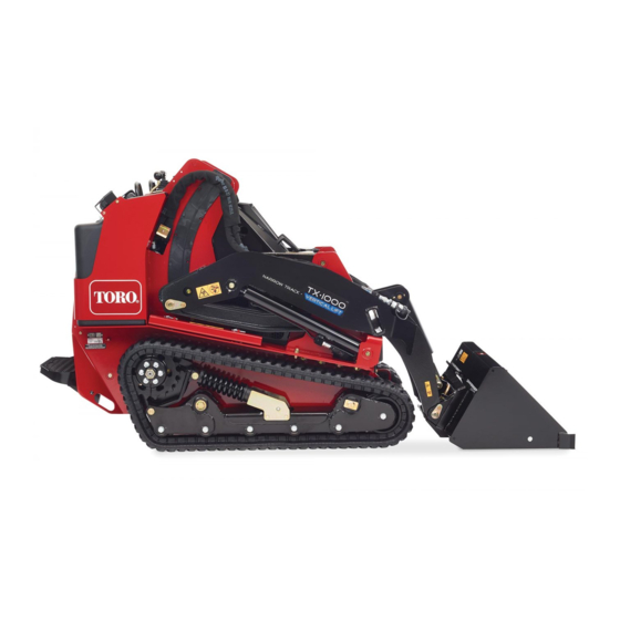 TORO TX 1000 COMPACT TOOL CARRIER INSTALLATION INSTRUCTIONS AND ...