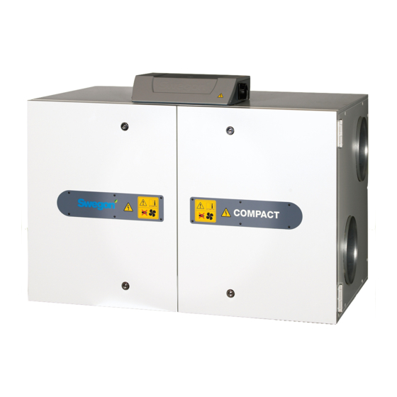 SWEGON COMPACT UNIT INSTALLATION AND MAINTENANCE INSTRUCTIONS MANUAL ...