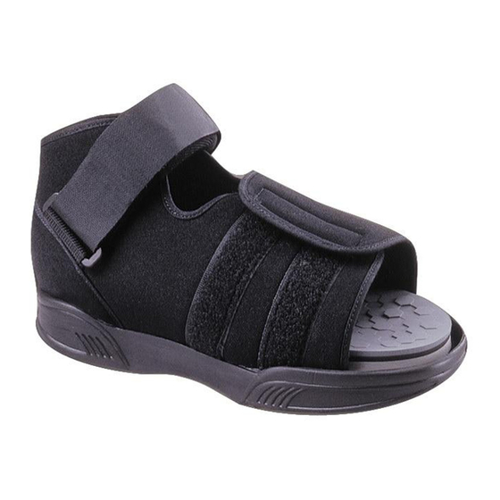 ÖSSUR DH OFFLOADING POST-OP STYLE SHOE INSTRUCTIONS FOR USE MANUAL Pdf ...