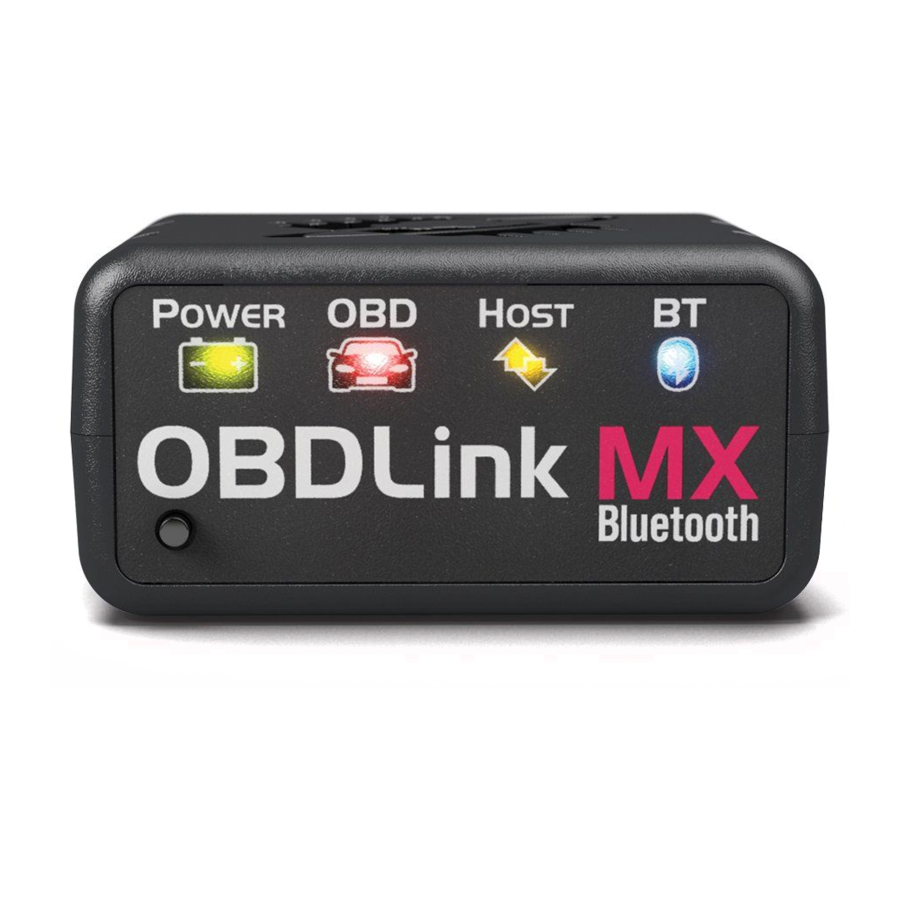 OBDLink MX Bluetooth Manual | ManualsLib
