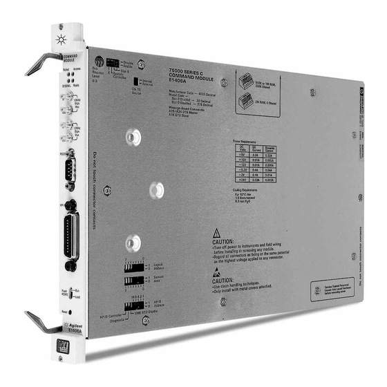 KEYSIGHT TECHNOLOGIES VXI BUS 75000 C SERIES SERVICE MANUAL Pdf ...