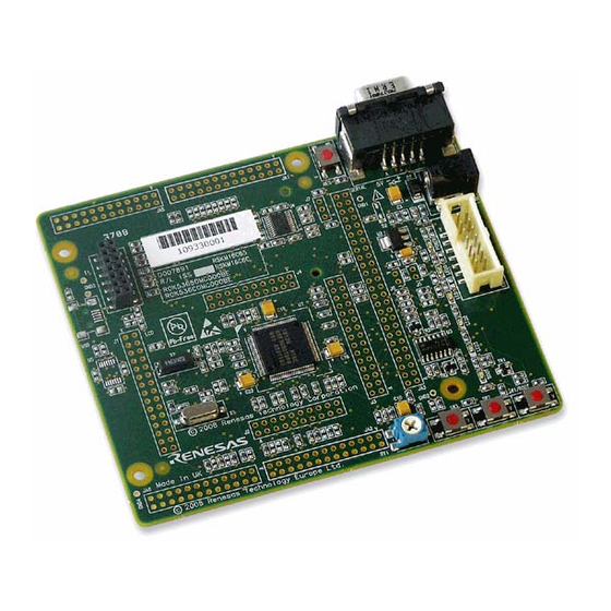RENESAS M16C-FLASHER QUICK START MANUAL Pdf Download | ManualsLib