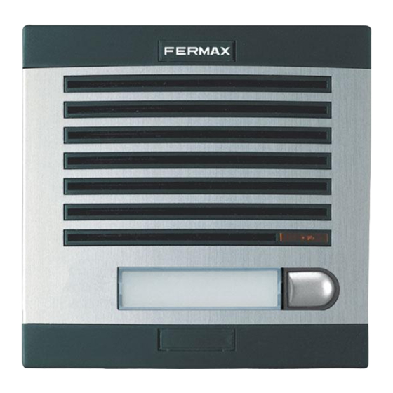 FERMAX CITYLINE 1 L INSTALLATION MANUAL Pdf Download | ManualsLib