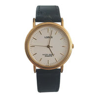 LORUS Watch User Manuals Download | ManualsLib