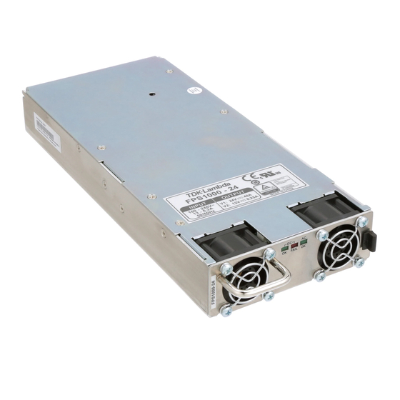 TDK-LAMBDA FPS-S1U INSTRUCTION MANUAL Pdf Download | ManualsLib