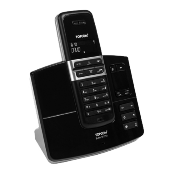 TOPCOM BUTLER M1250 USER MANUAL Pdf Download | ManualsLib