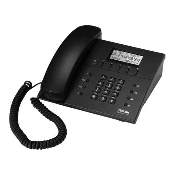 TOPCOM DESKMASTER 122+ USER MANUAL Pdf Download | ManualsLib