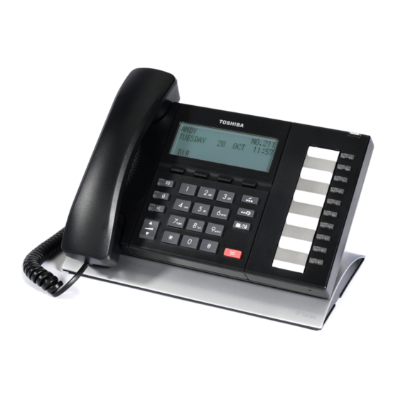 TOSHIBA STRATA CIX IP5000-UG-VB USER MANUAL Pdf Download | ManualsLib