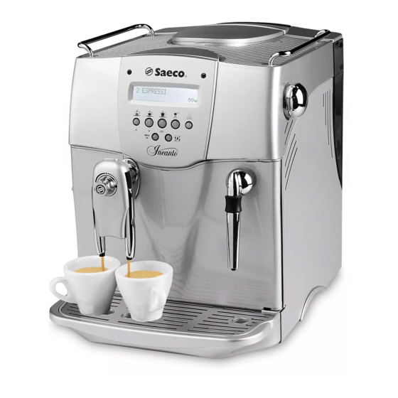 SAECO 740814352 OPERATING INSTRUCTIONS MANUAL Pdf Download | ManualsLib