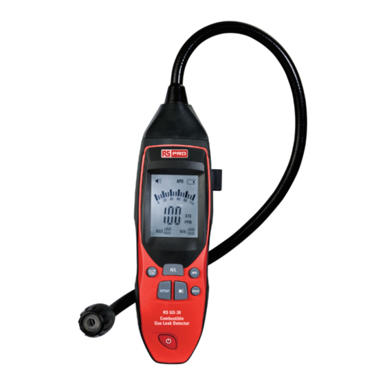 RS PRO RS GD-38 INSTRUCTION MANUAL Pdf Download | ManualsLib