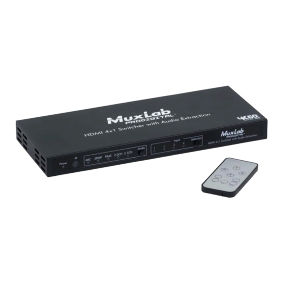 MUXLAB 500437 QUICK INSTALLATION MANUAL Pdf Download | ManualsLib