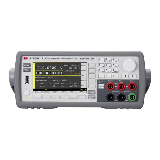 KEYSIGHT TECHNOLOGIES B2901A DEMO MANUAL Pdf Download | ManualsLib