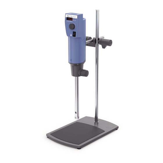 IKA ULTRA-TURRAX T 18 DIGITAL OPERATING INSTRUCTIONS MANUAL Pdf ...