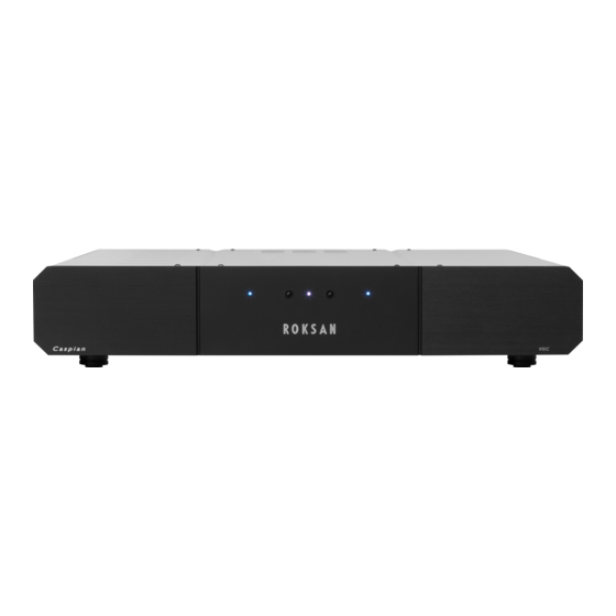 ROKSAN AUDIO CASPIAN RPP MANUAL Pdf Download | ManualsLib