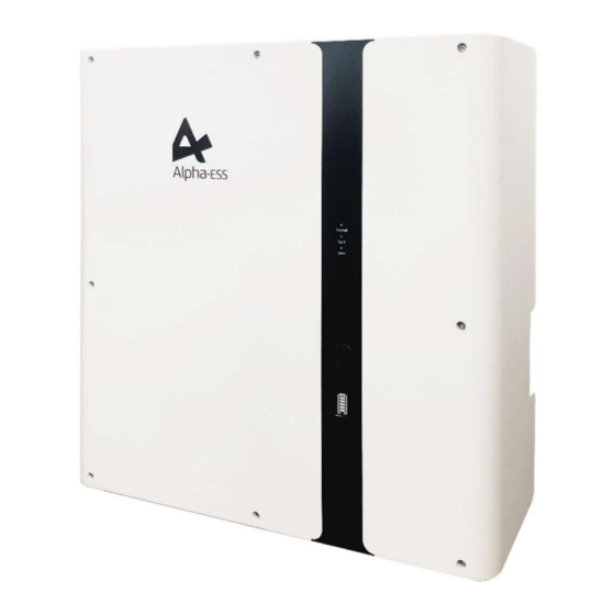 ALPHA ESS STORION-SMILE-B3 INSTALLATION & OPERATION MANUAL Pdf Download ...