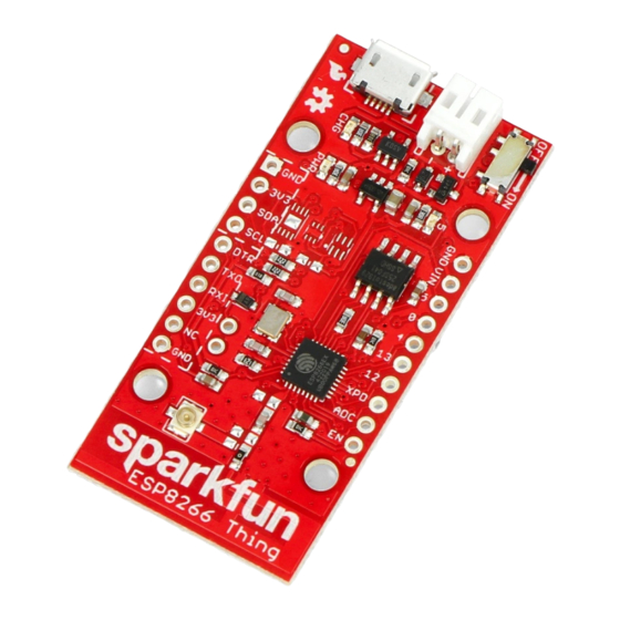 SPARKFUN ESP8266 HOOK-UP MANUAL Pdf Download | ManualsLib