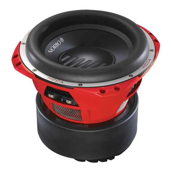 ORION BLACK COIL HCCA SERIES OWNER'S MANUAL Pdf Download | ManualsLib